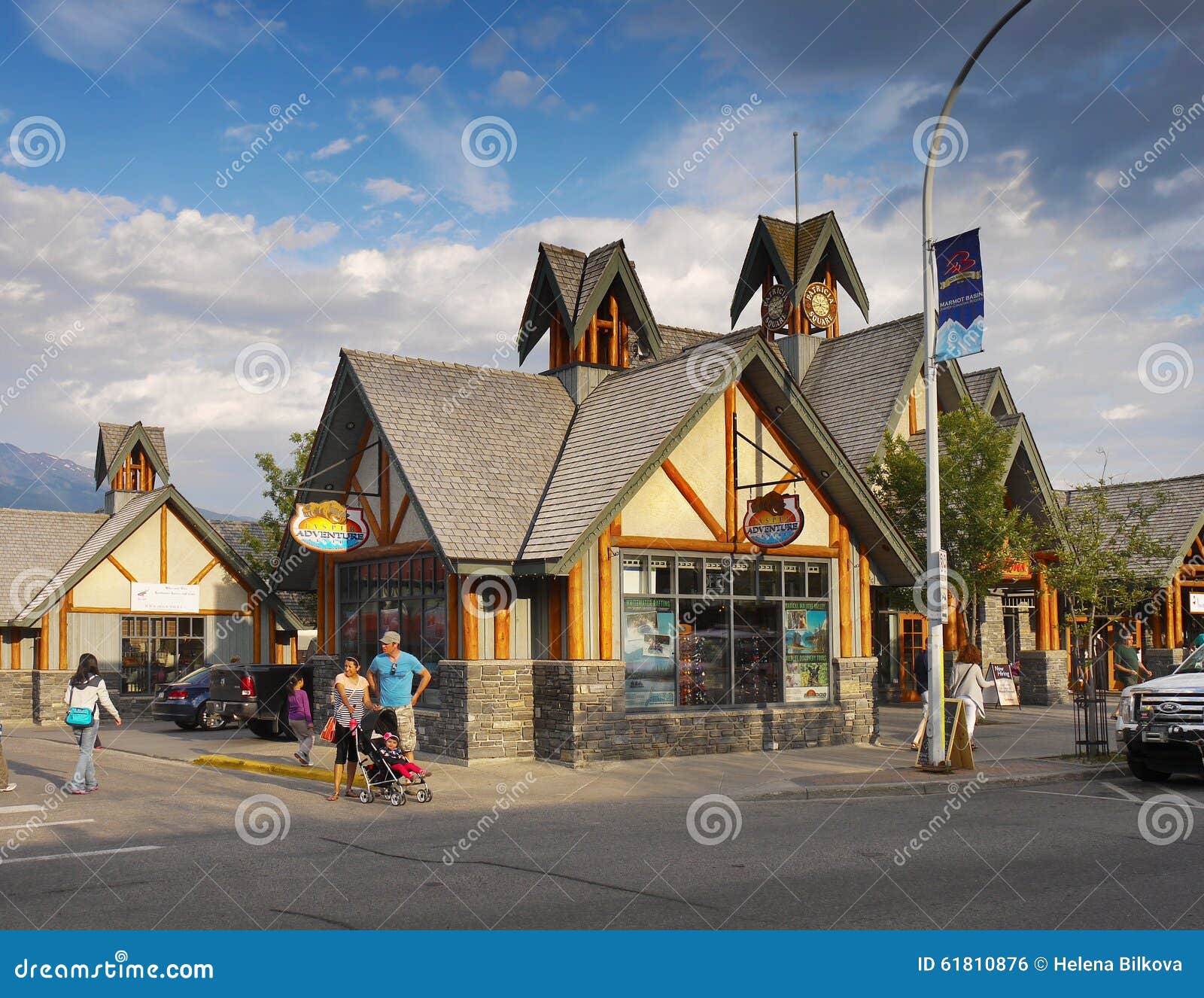 Adventure Centre Jasper Alberta Canada Editorial Photo - Image of ...