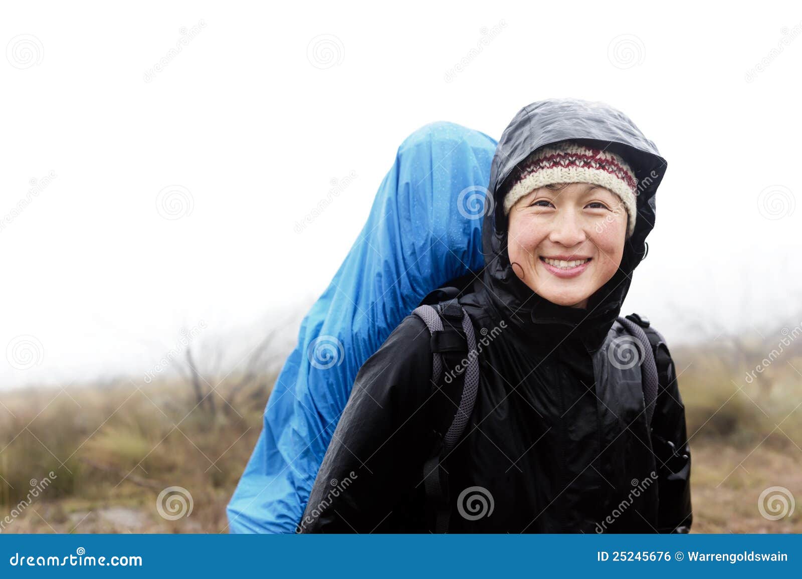 Adventure Expedition Rain Trek Stock Photo - Image of mountaineering ...
