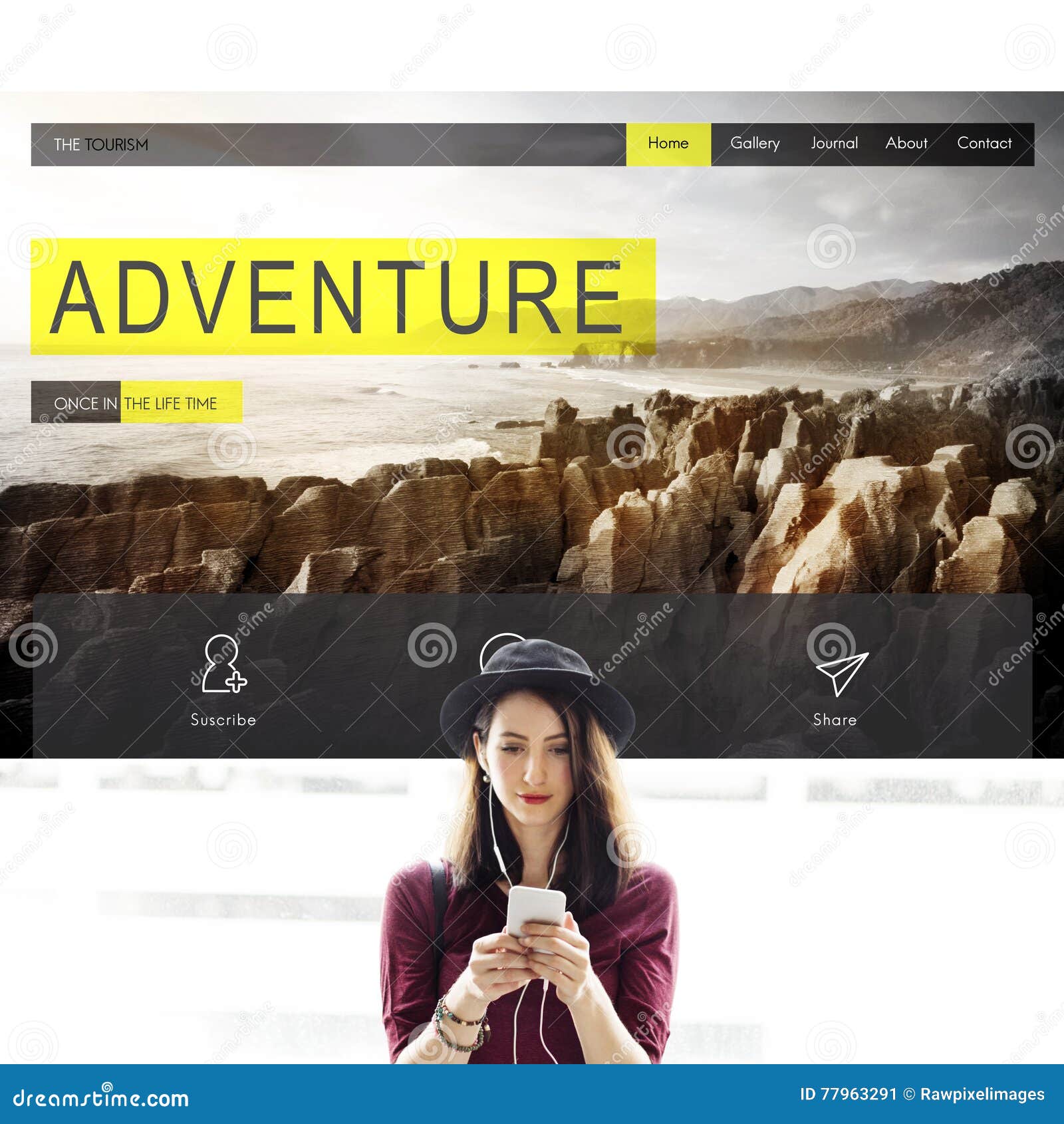Adventure Exploration Journey Destination Wanderlust Concept Stock ...