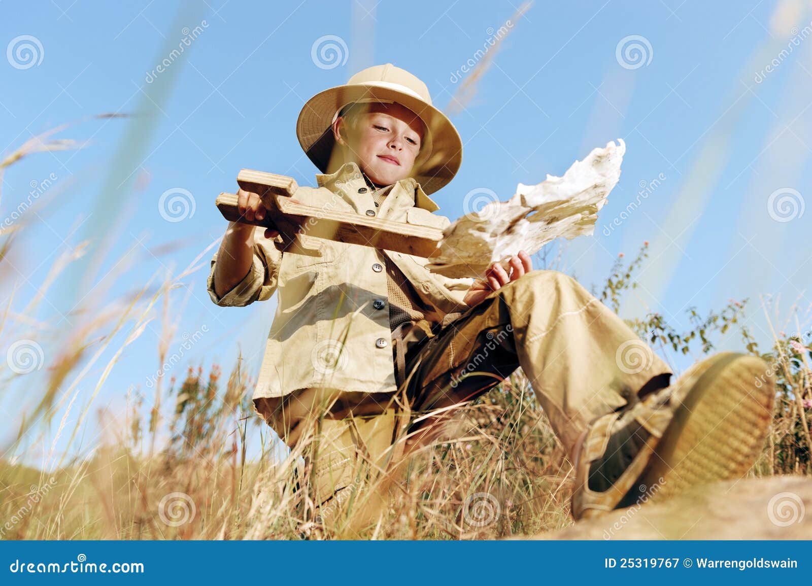 Adventure Explorer Child Royalty Free Stock Photography - Image: 25319767