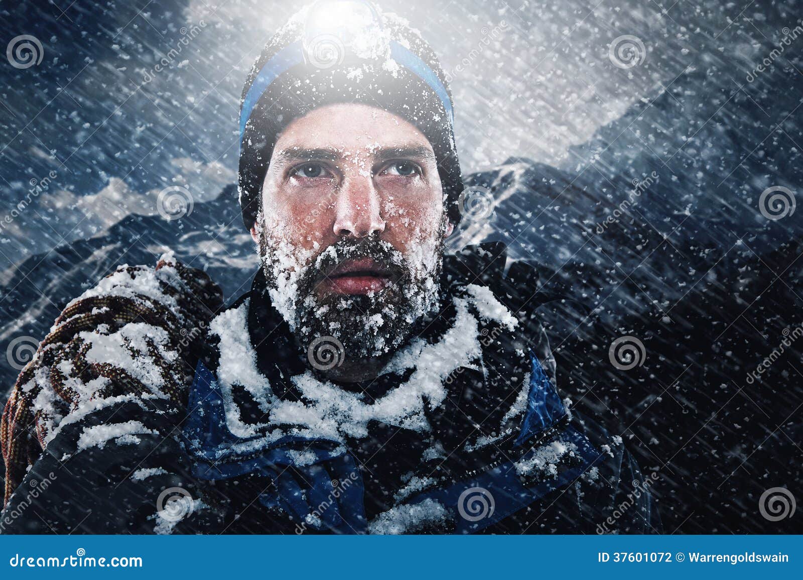 Adventure Explorer Mountain Man Stock Photo - Image of alone, activity ...