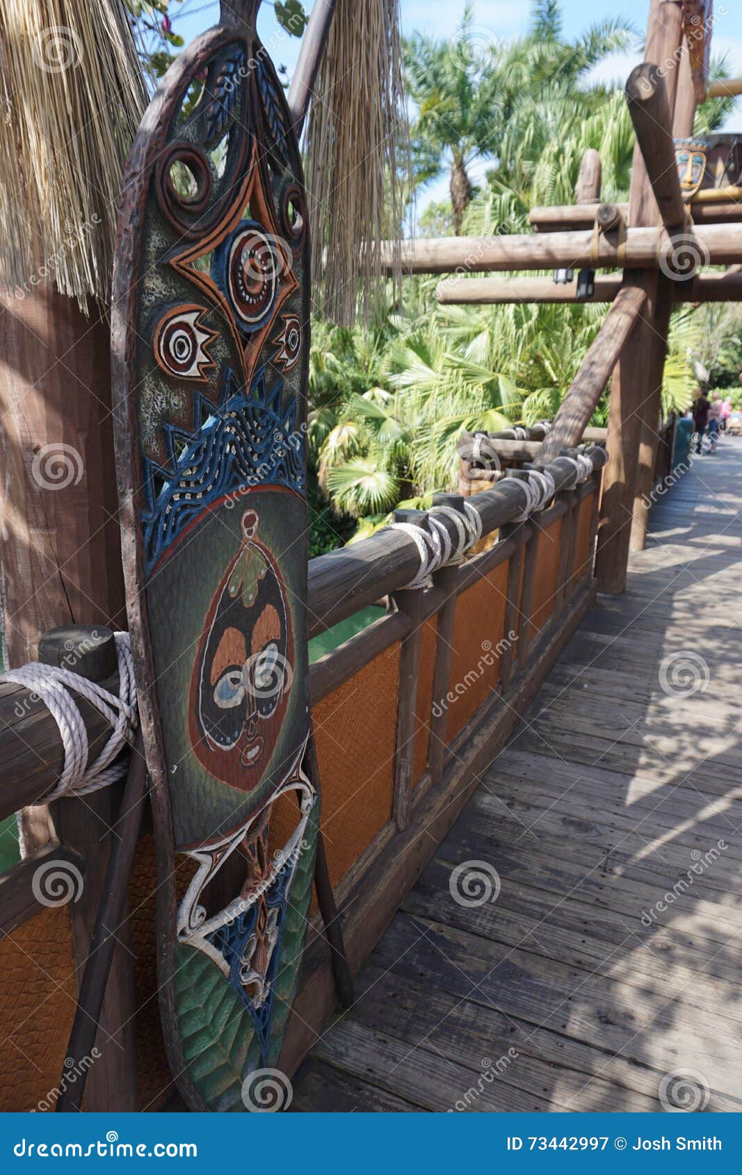 Adventure Land Bridge Shield Disney World Editorial Photography - Image ...