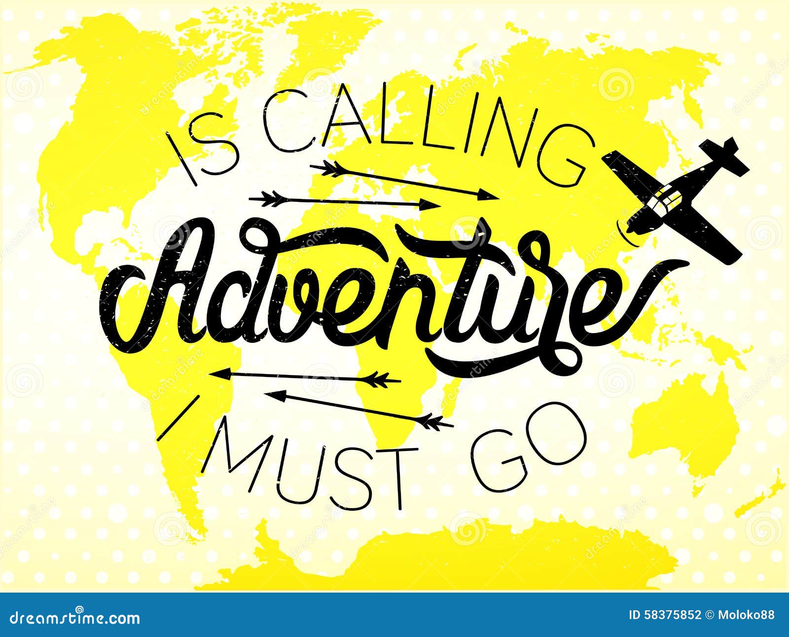 Adventure lettering stock vector. Illustration of travel - 58375852