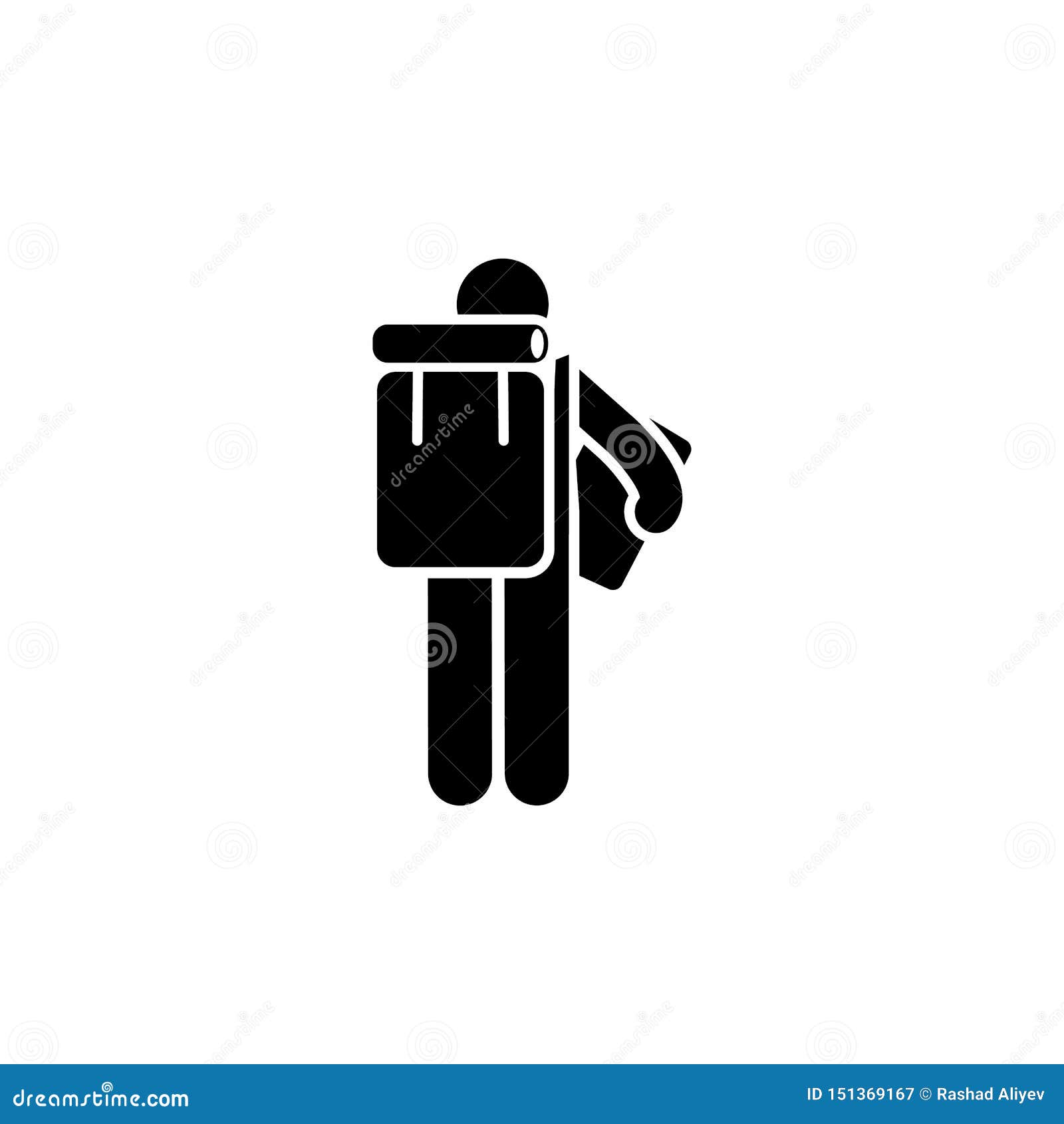 Adventure Man Explorer Map Icon. Element of Pictogram Adventure ...