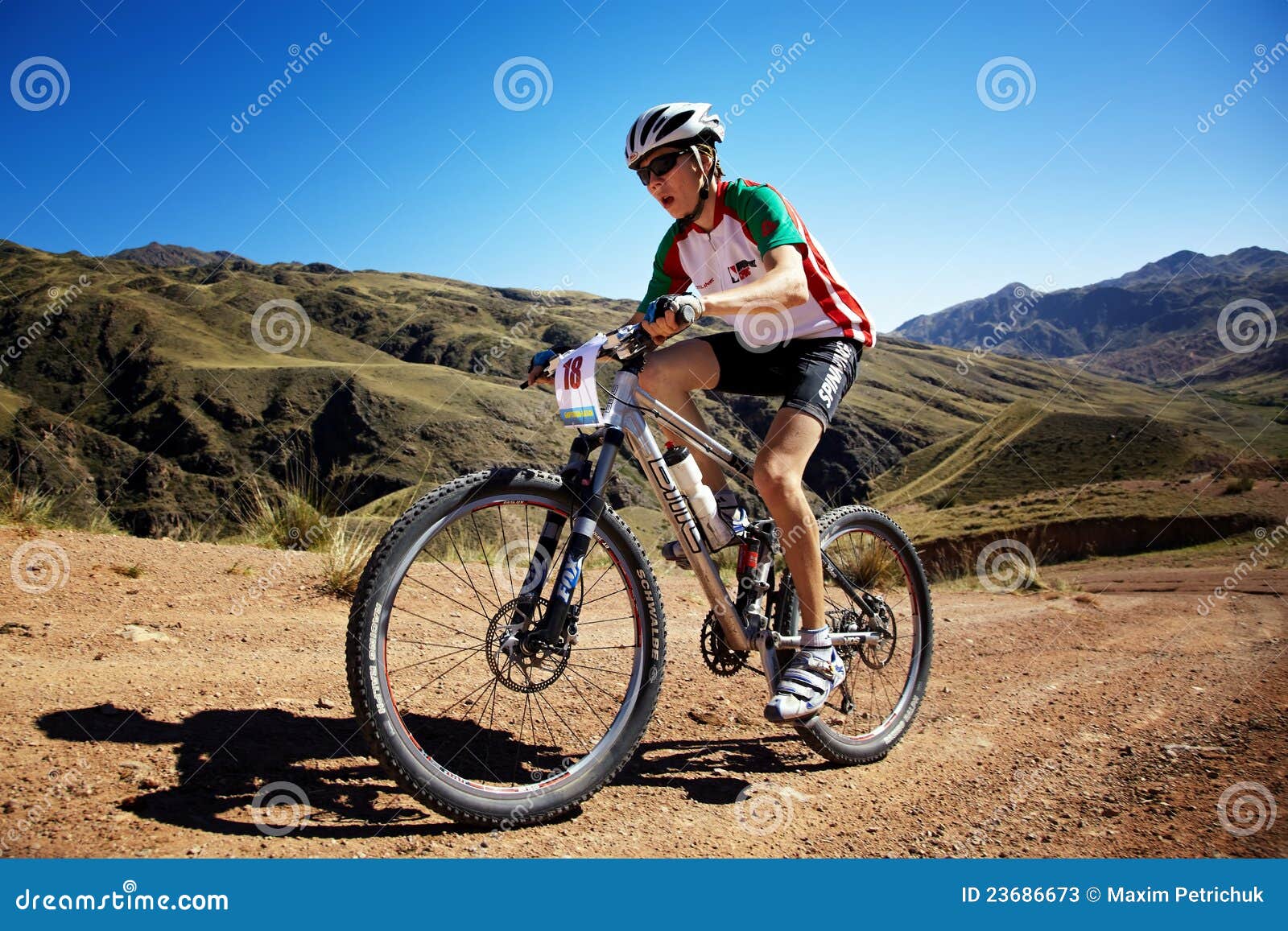 Adventure Mountain Bike Competition Editorial Stock Photo - Image of ...