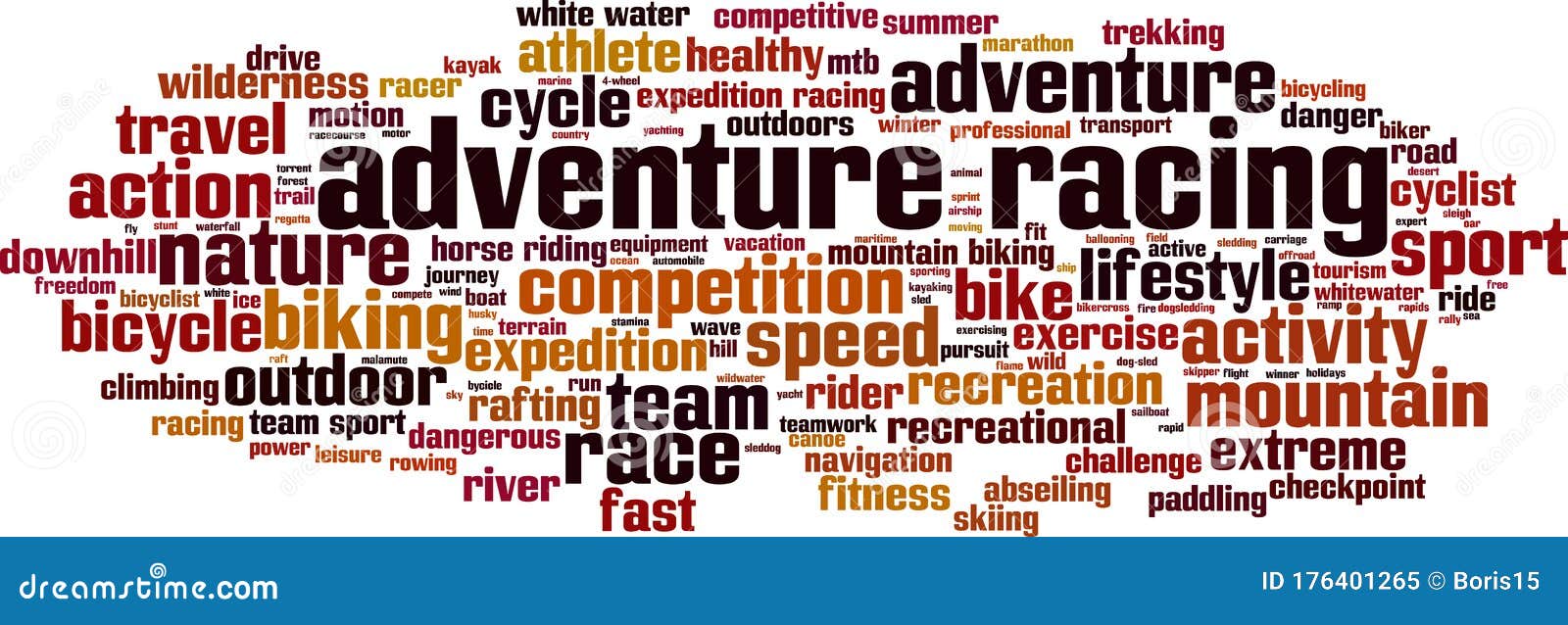 Adventure Racing Word Cloud Stock Vector - Illustration of horse, team ...