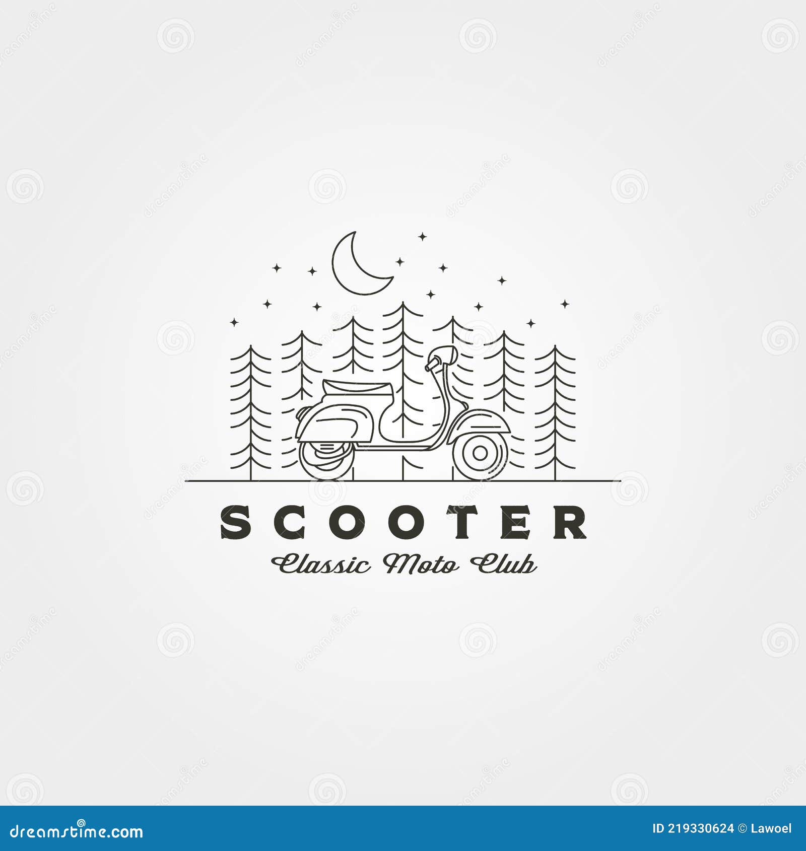 Adventure Scooter Logo Vector Symbol Illustration Design Stock Vector ...