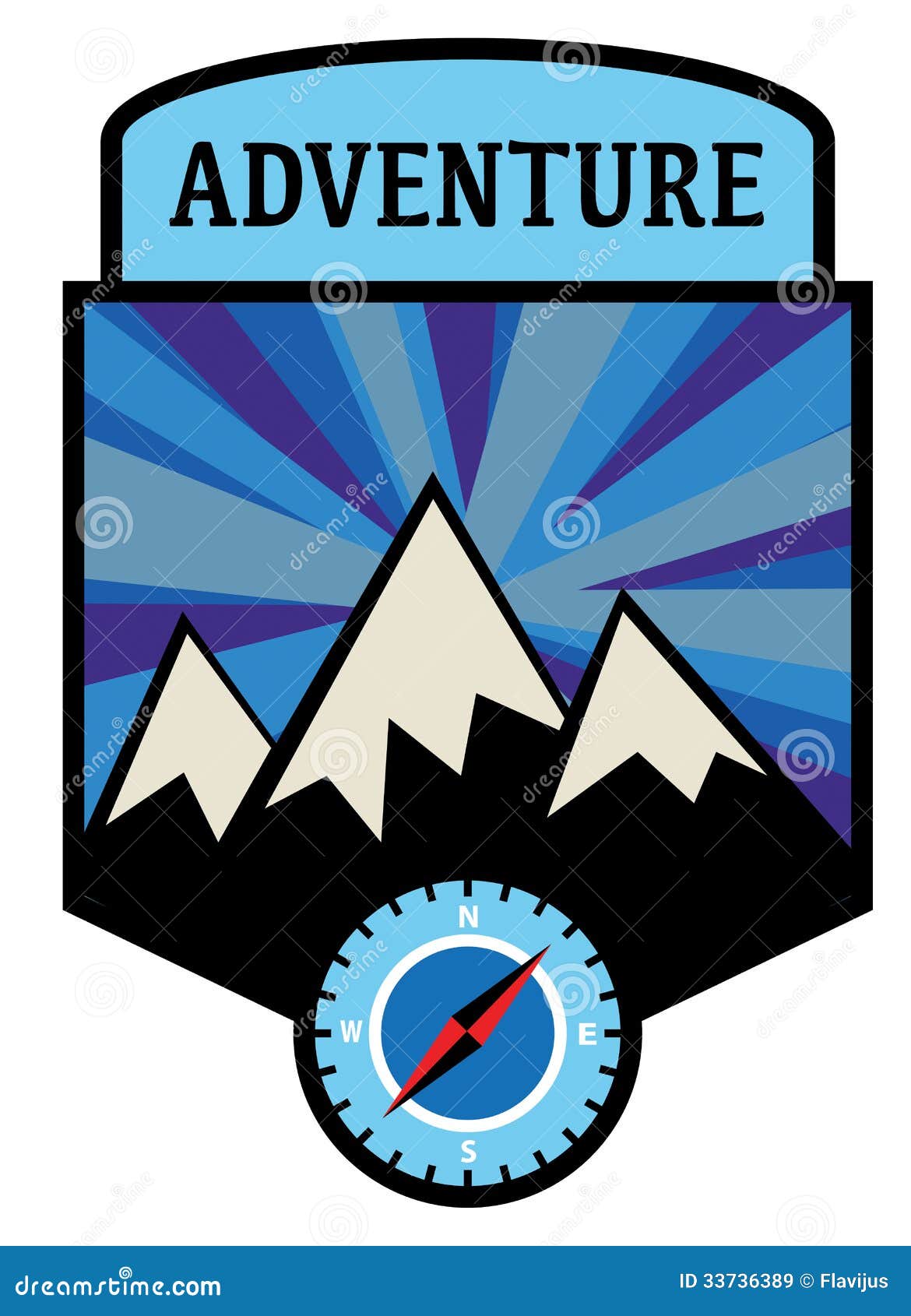 Adventure sign stock vector. Illustration of design, badge - 33736389