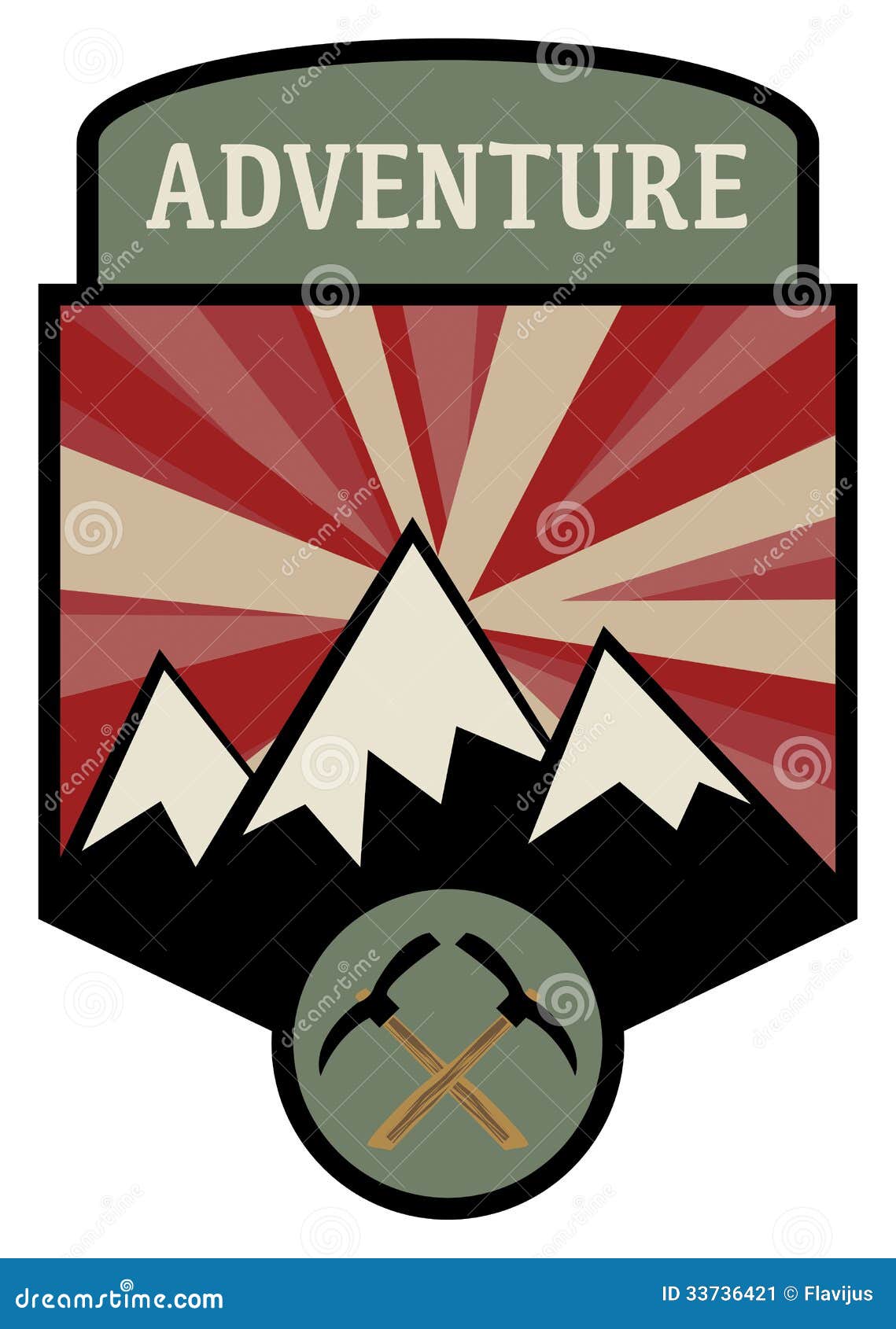 Adventure sign stock vector. Illustration of recreation - 33736421