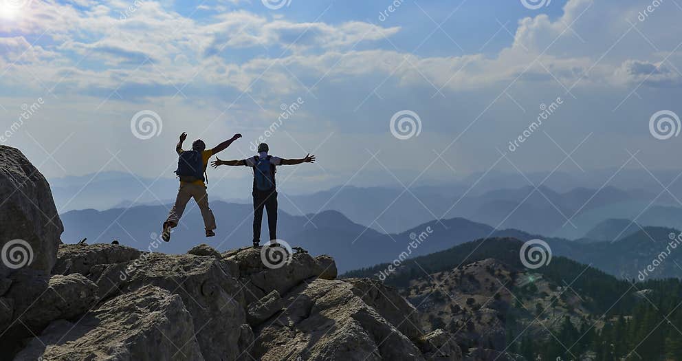 Adventure Trip and Explore the Mountain Range Stock Image - Image of ...