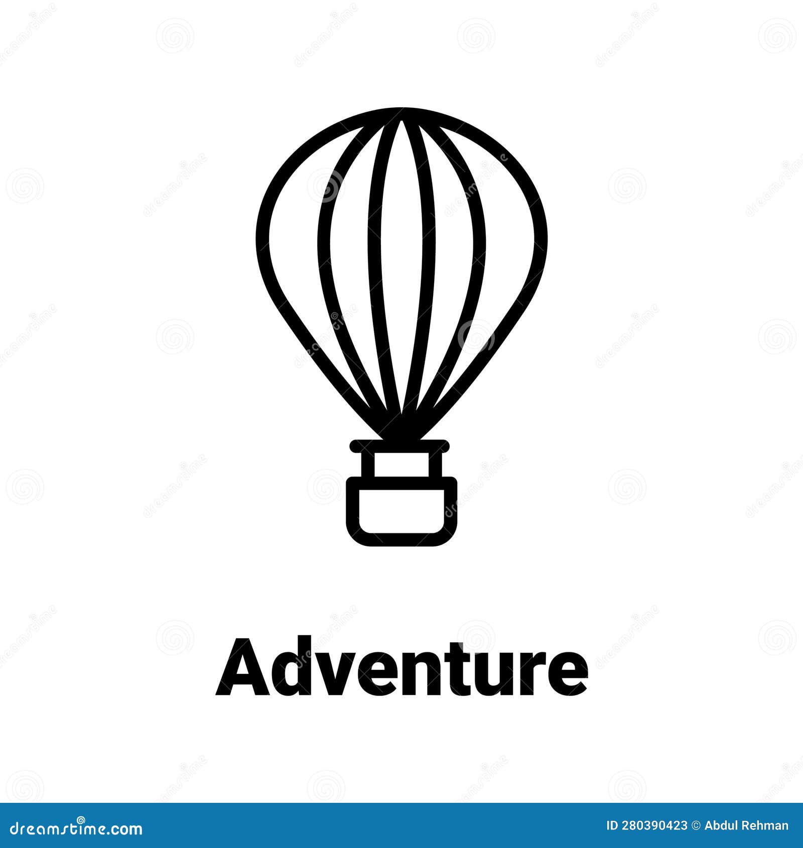 Adventure Vector Icon Easily Modify. Stock Vector - Illustration of ...