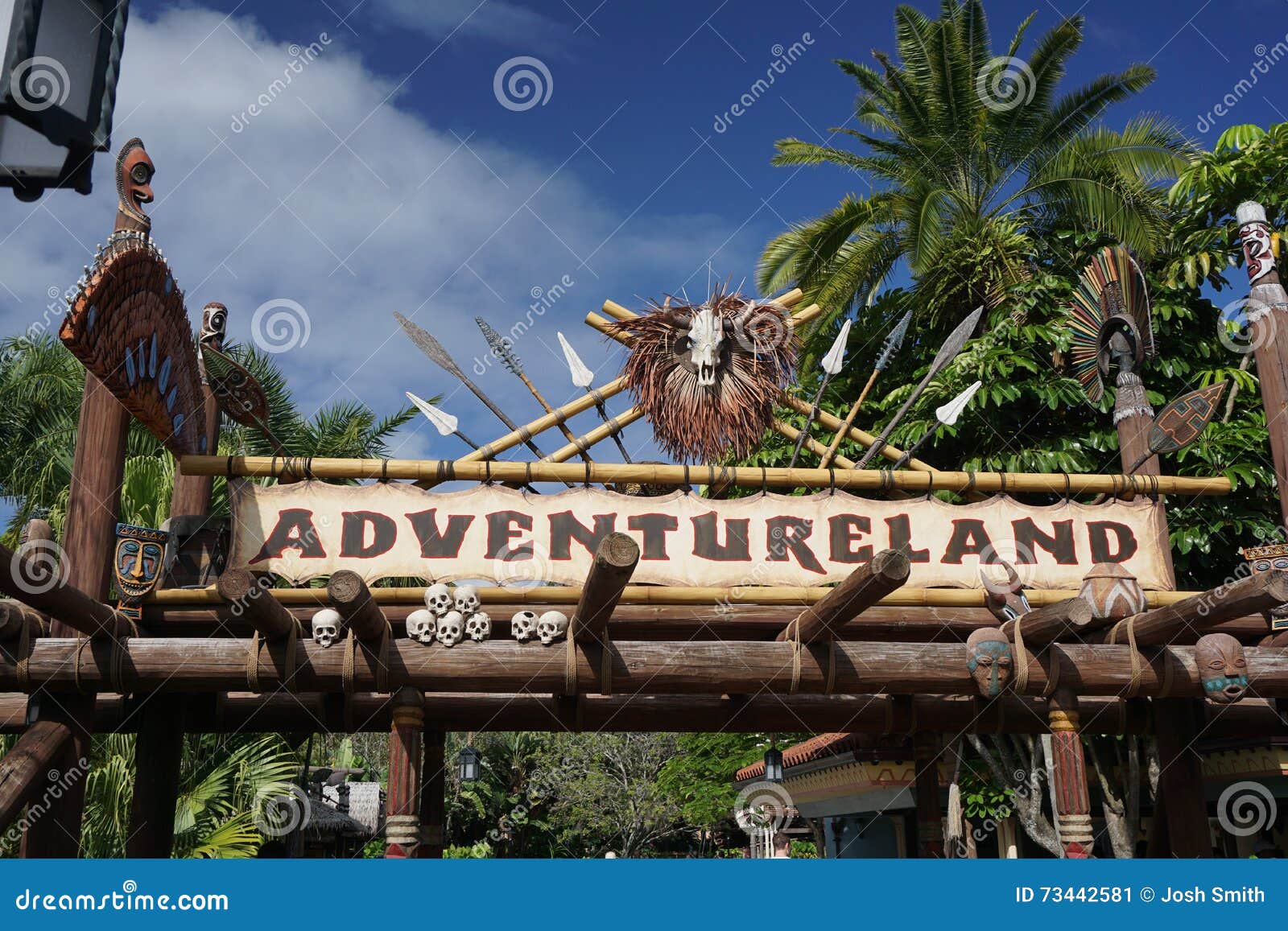 AdventureLand Sign in Disney World Editorial Photo - Image of world ...