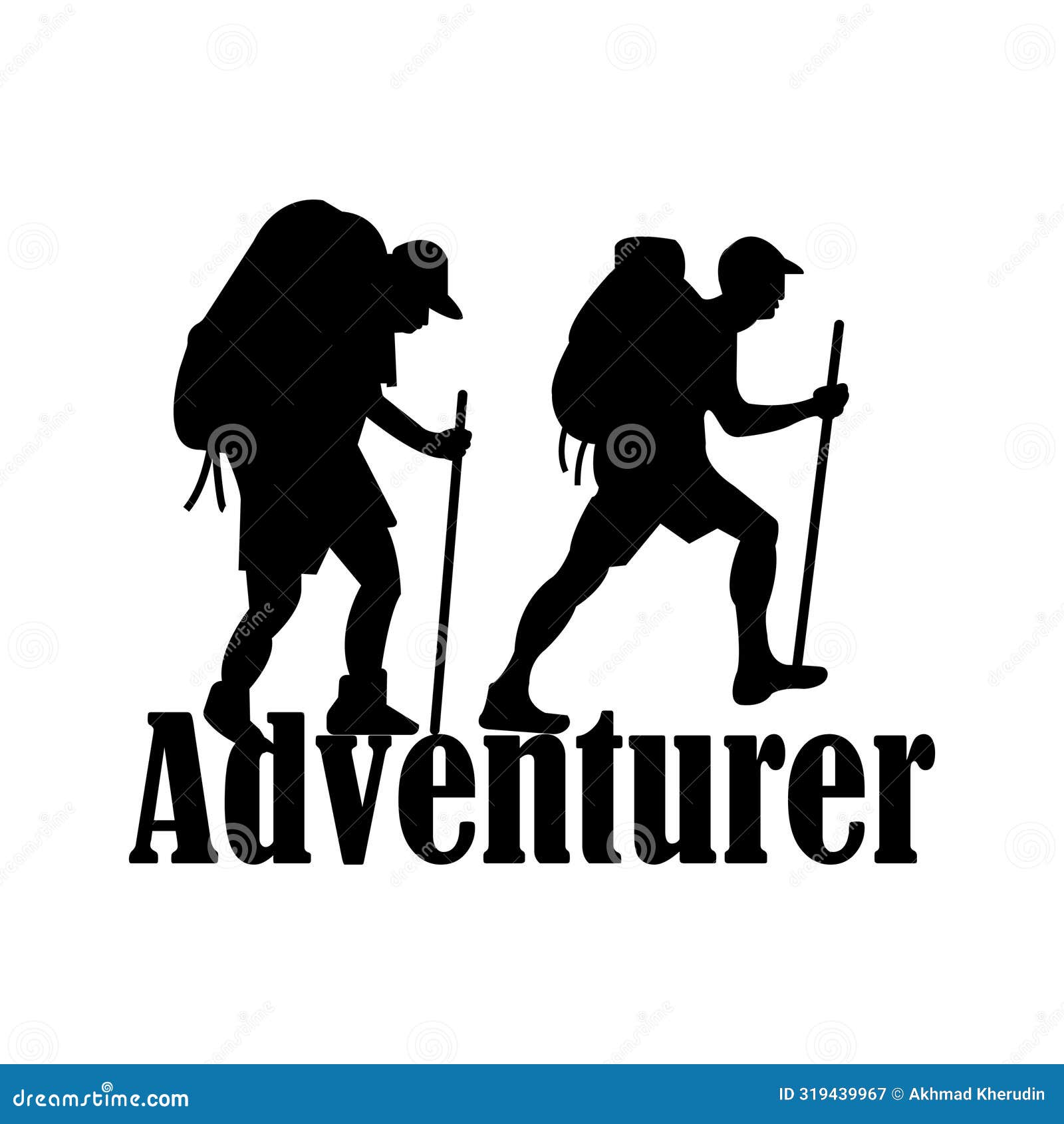Adventurer Icon Design Cartoon Vector | CartoonDealer.com #319439967