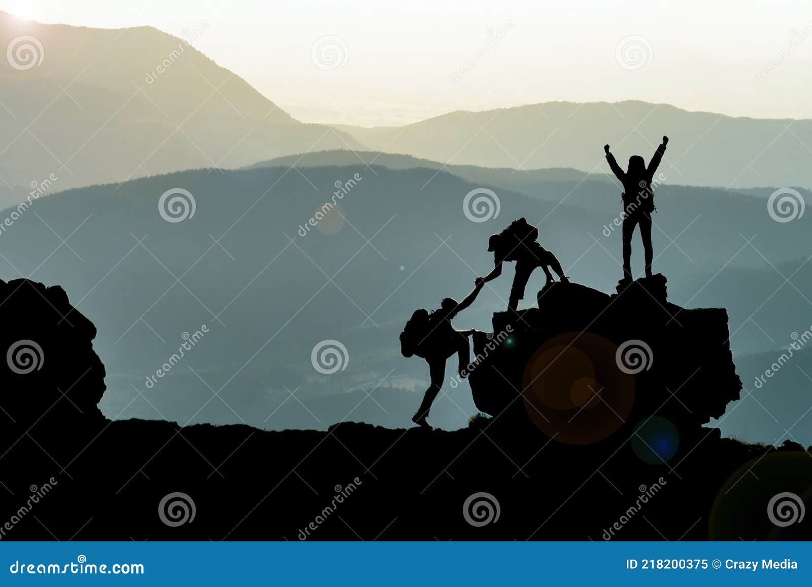 Adventurous Three Climbers Peak Achievements and Spectacular Mystical ...