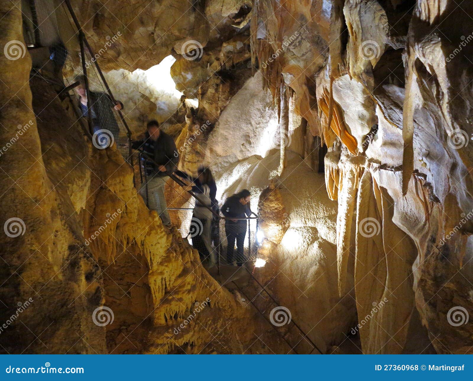 People in Cave Adventure of Jenolan Caves, Australia Editorial Stock ...