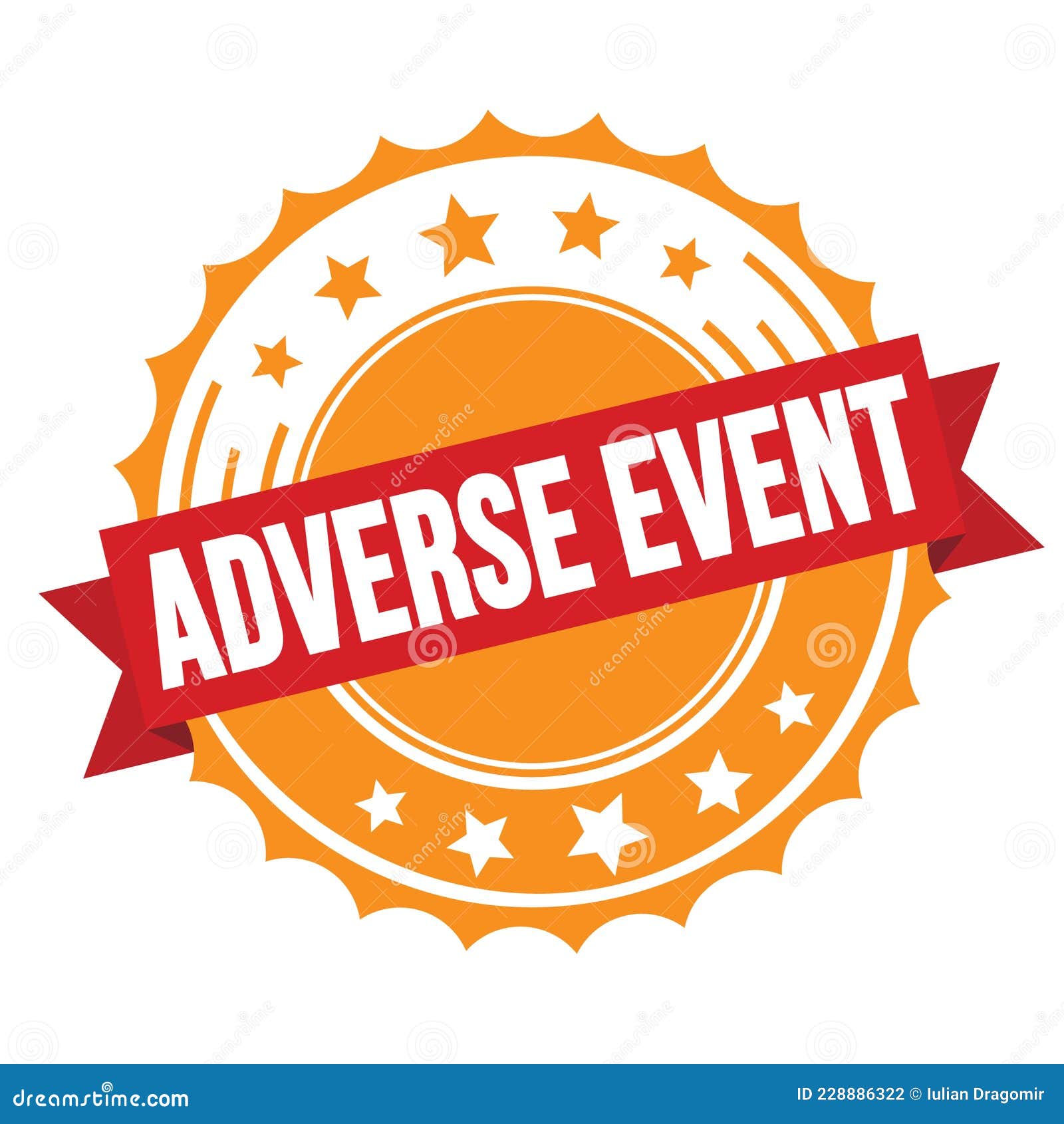 ADVERSE EVENT Orange Grungy Rectangle Stamp Stock Image | CartoonDealer ...