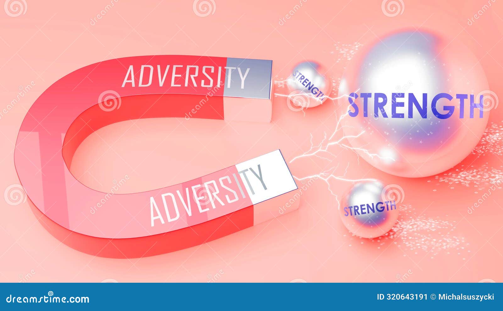 Paradox. Strength And Weakness (chess Metaphor). 3D Render Illus Stock ...