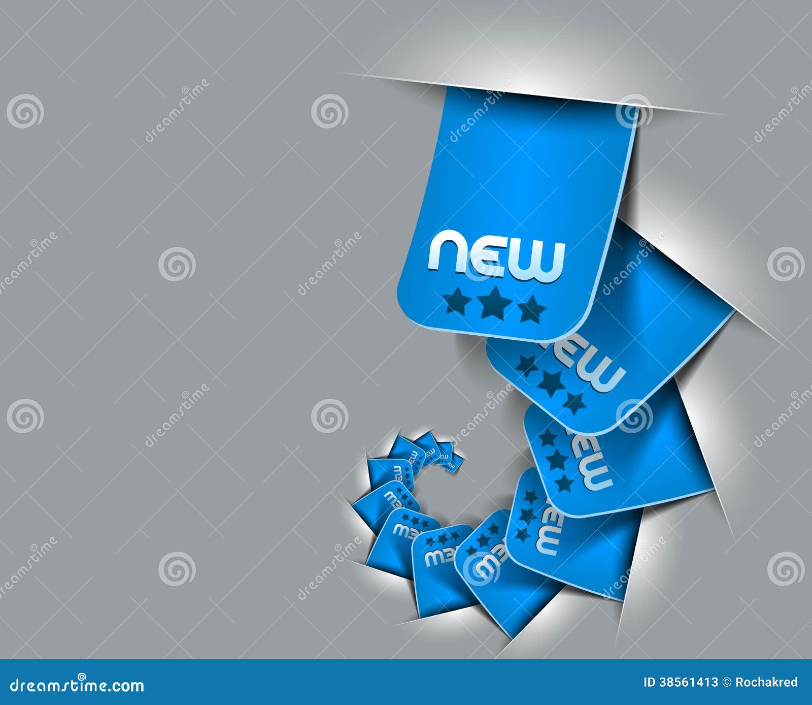 Advertisement Labels Stickers Stock Vector - Illustration of label ...