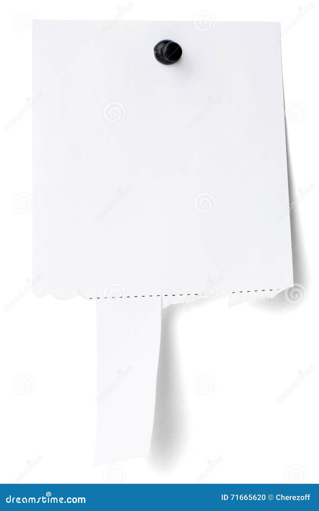 Advertisement with Possibility To Tear Off Notes Stock Photo - Image of ...