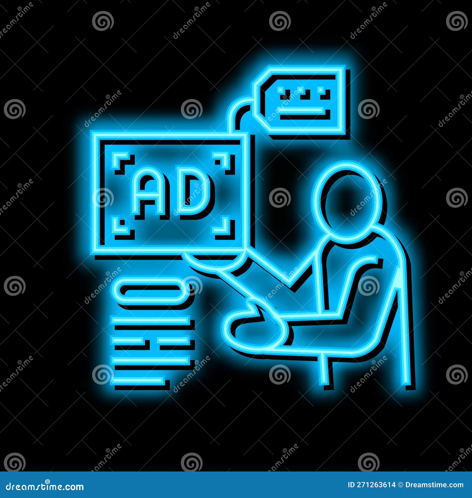 Advertiser of Ad Placement Neon Glow Icon Illustration Stock Vector ... Advertiser of Ad Placement Neon Glow Icon Illustration Stock Vector ...