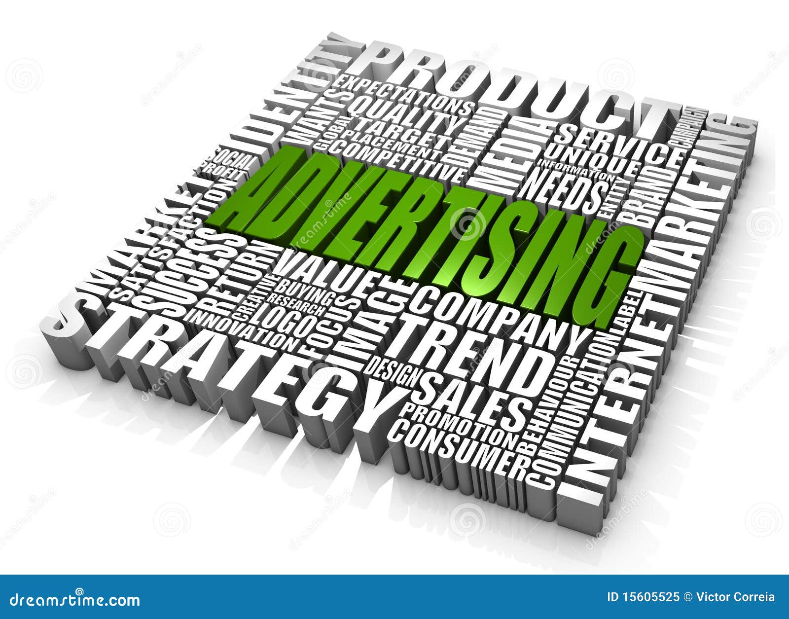 Advertising stock illustration. Illustration of internet - 15605525