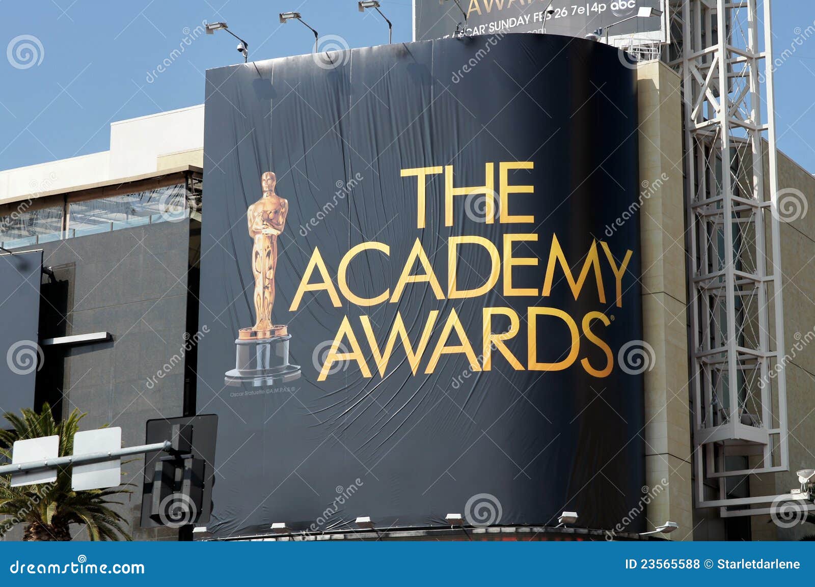 Advertising the Academy Awards Editorial Stock Photo - Image of awards ...