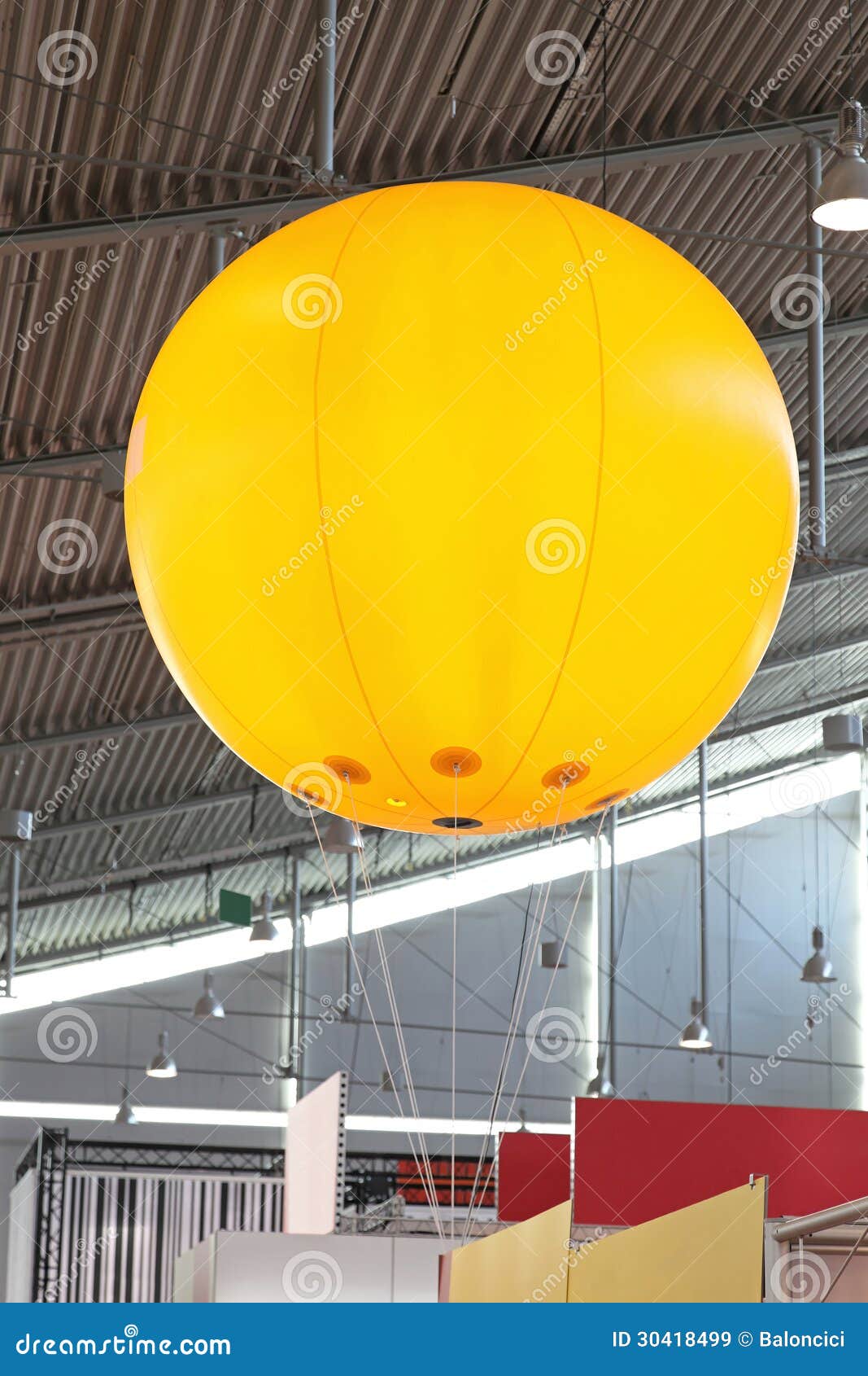 Advertising balloon stock image. Image of commercial - 30418499