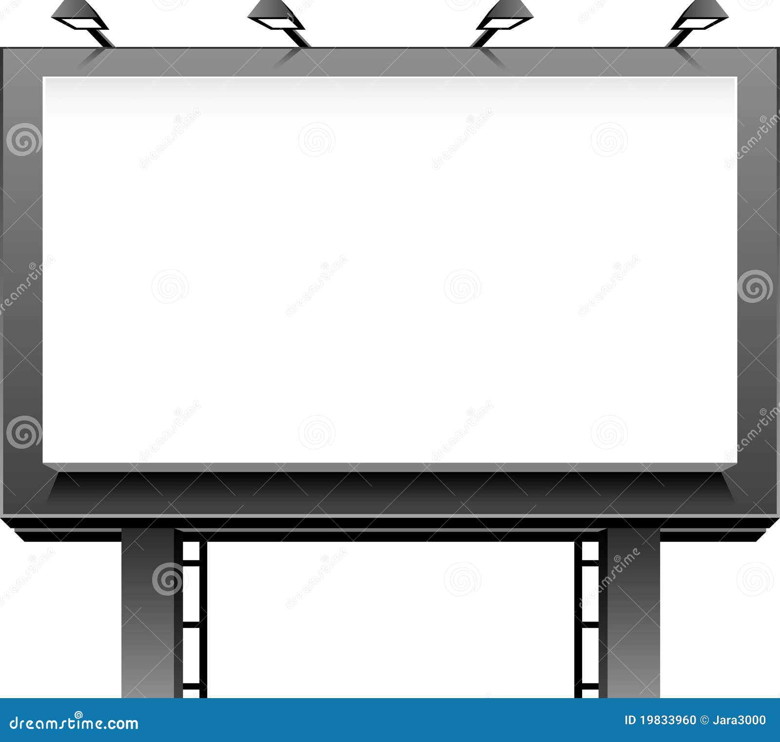 Advertising Billboard stock vector. Illustration of large - 19833960