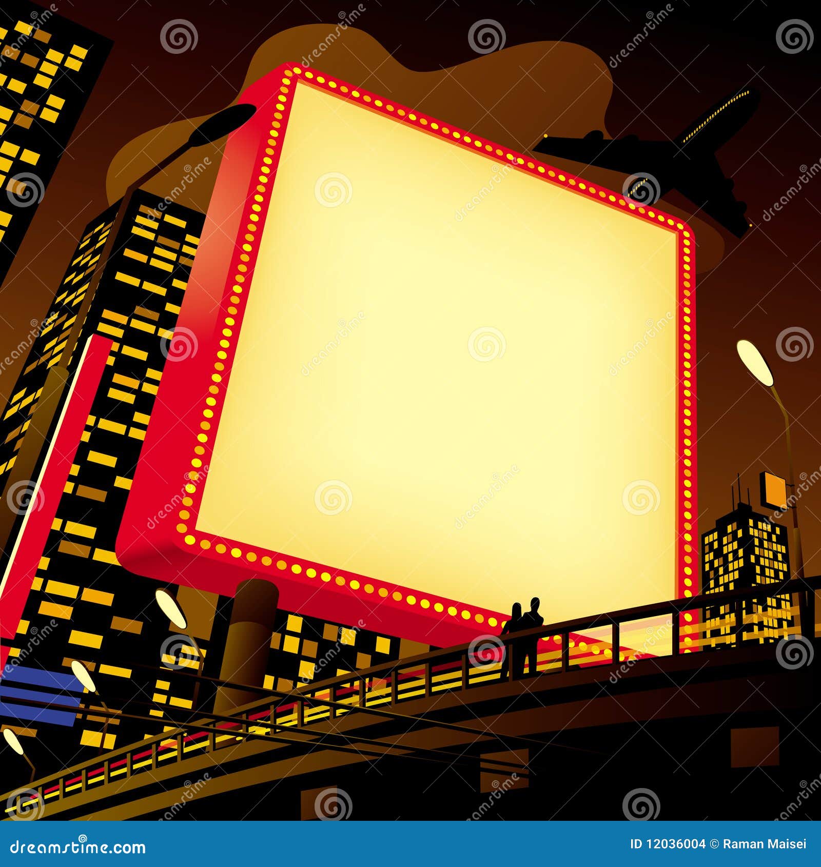 Advertising Billboard_01 Cartoon Vector | CartoonDealer.com #2241173