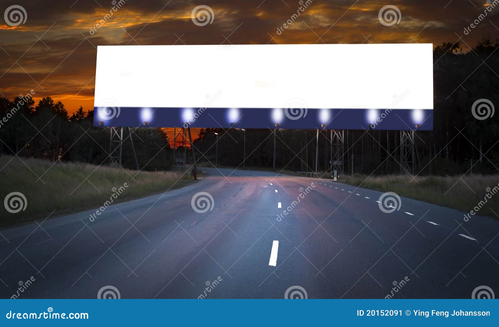 Advertising board stock image. Image of advertisement - 20152091