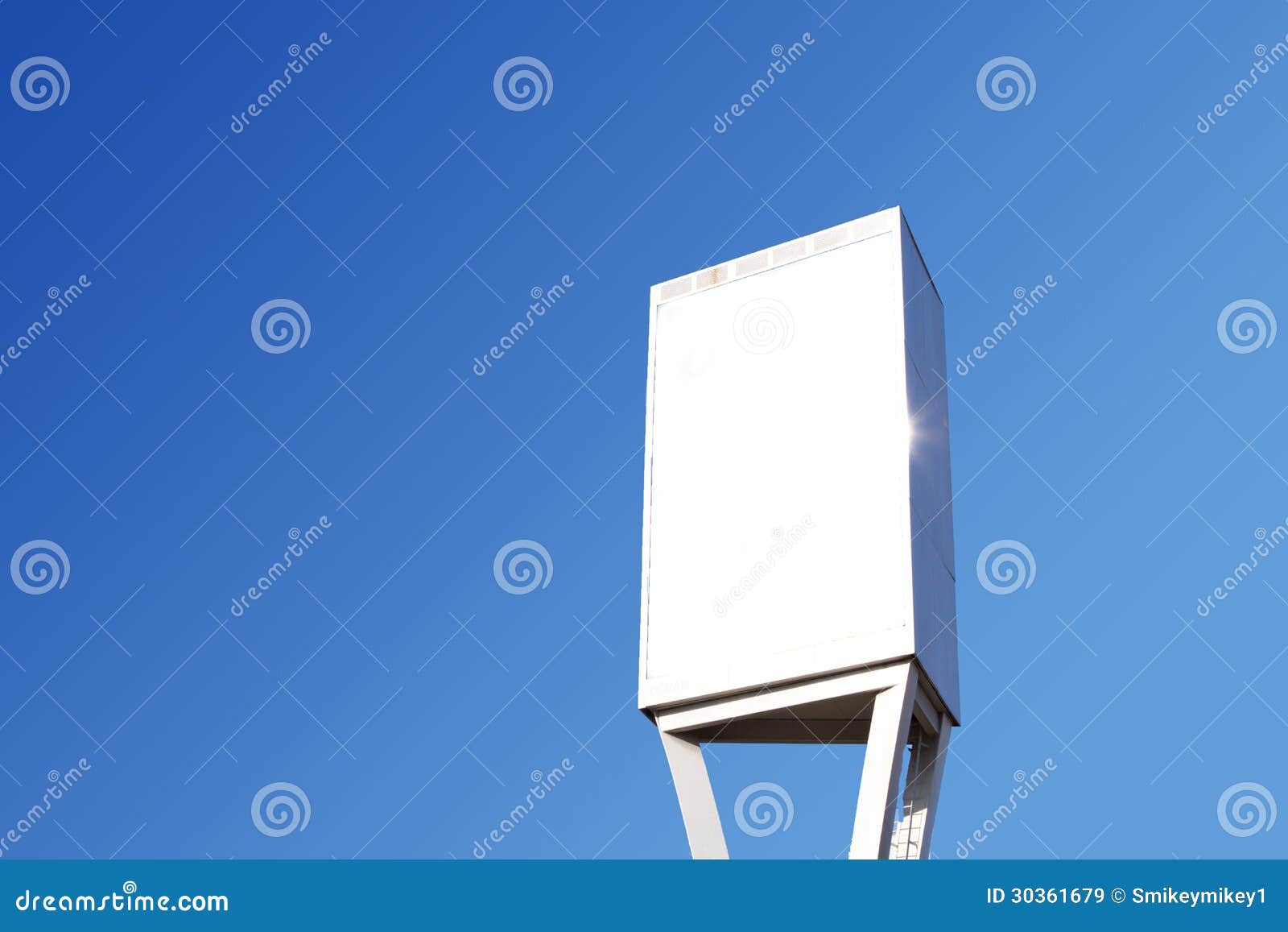 Advertising board stock image. Image of isolated, bill - 30361679