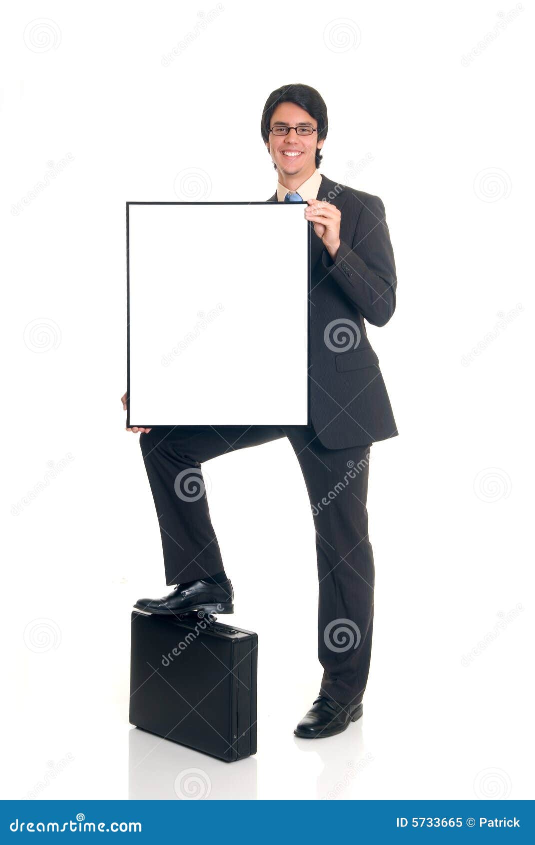 Advertising businessman stock image. Image of male, fashionable - 5733665