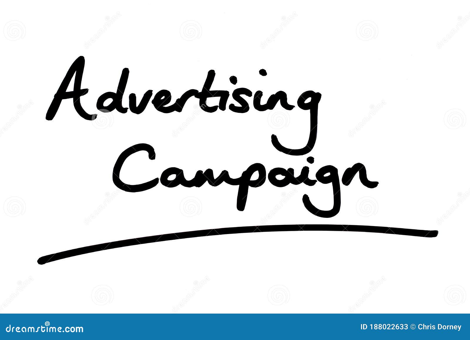 Advertising Campaign stock illustration. Illustration of online - 188022633