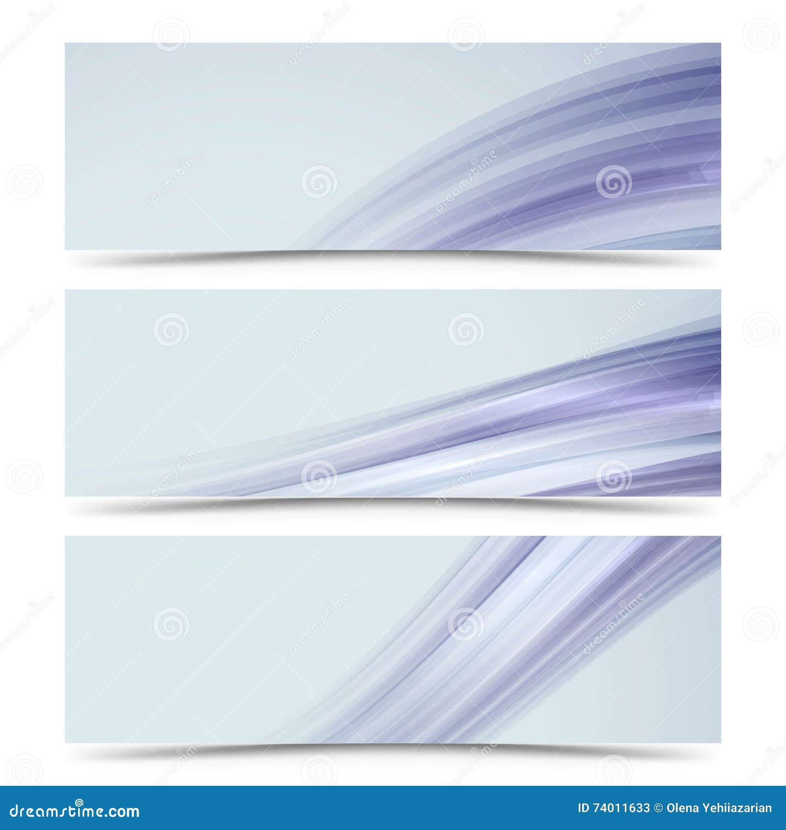 Advertising Card with Abstract Waves Background Stock Vector ...