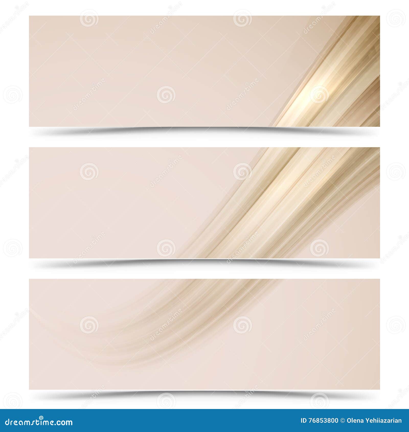 Advertising Card with Abstract Waves Background Stock Vector ...