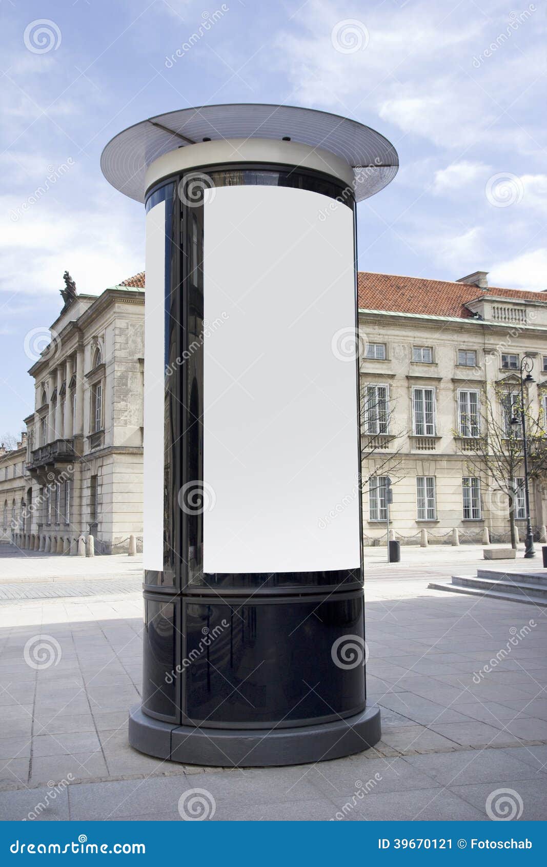 Advertising column stock image. Image of path, announcement - 39670121