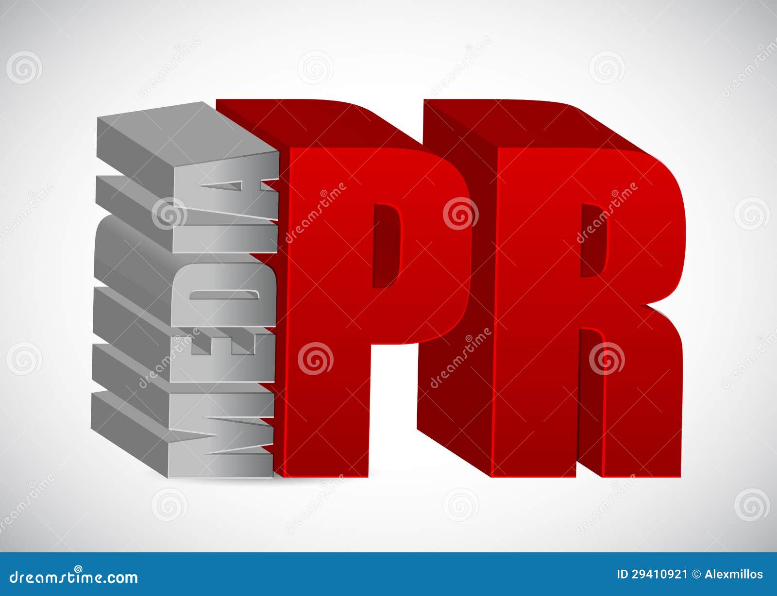 Advertising Concept. Media PR Stock Illustration - Illustration of ...