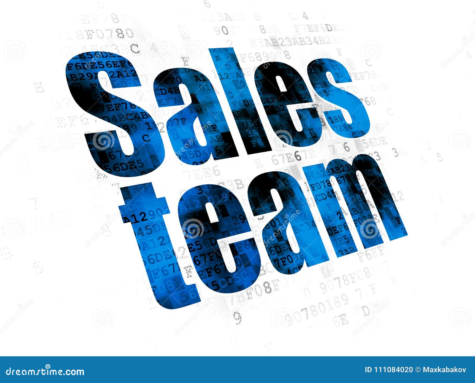 Advertising Concept: Sales Team on Digital Background Stock ...