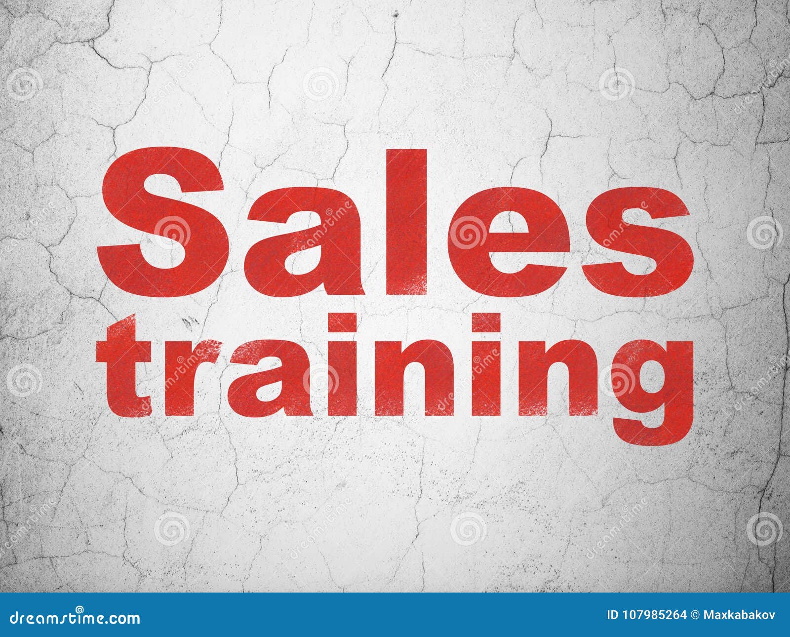 Advertising Concept: Sales Training on Wall Background Stock ...
