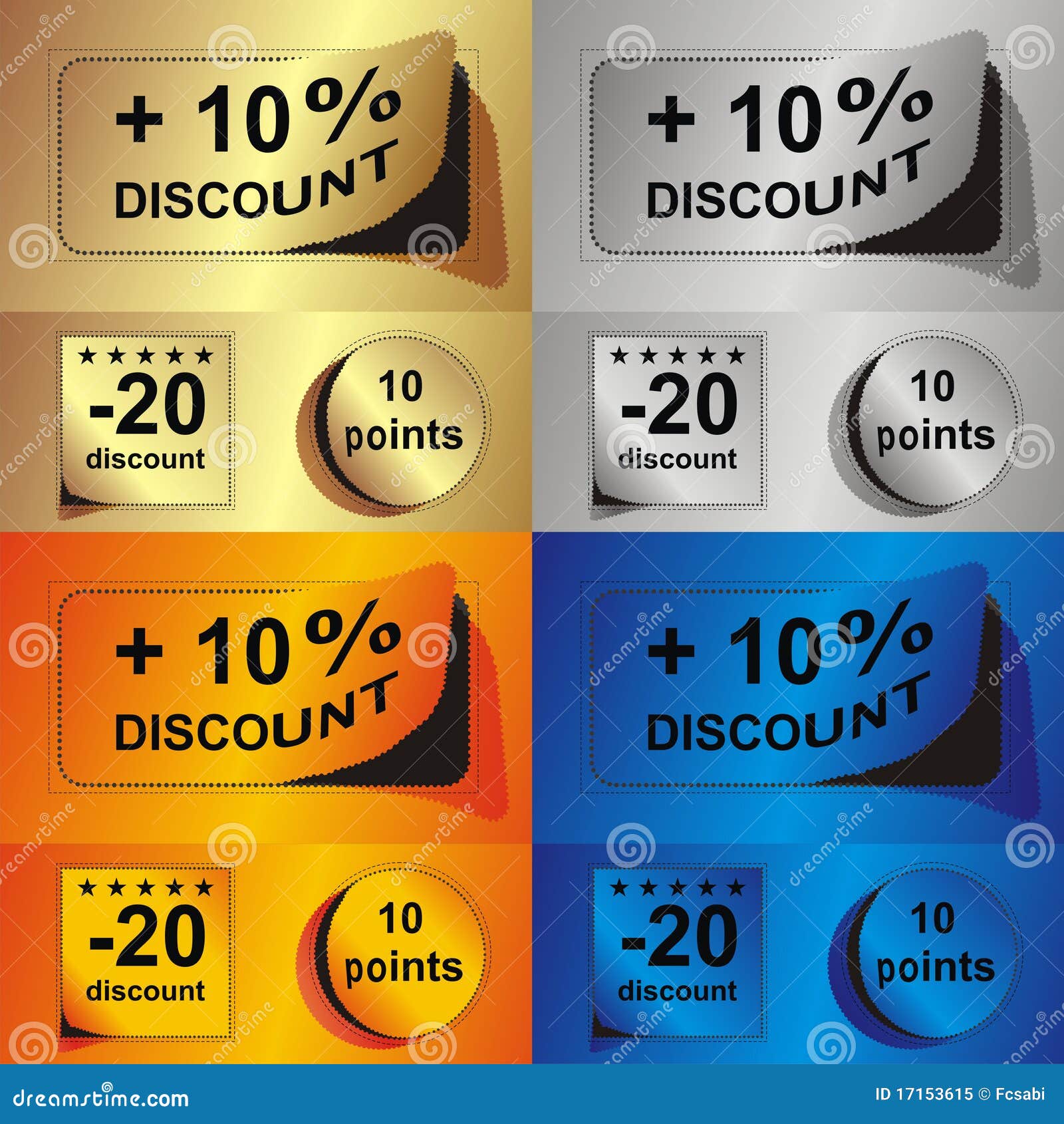 Advertising coupon stock vector. Illustration of discount - 17153615