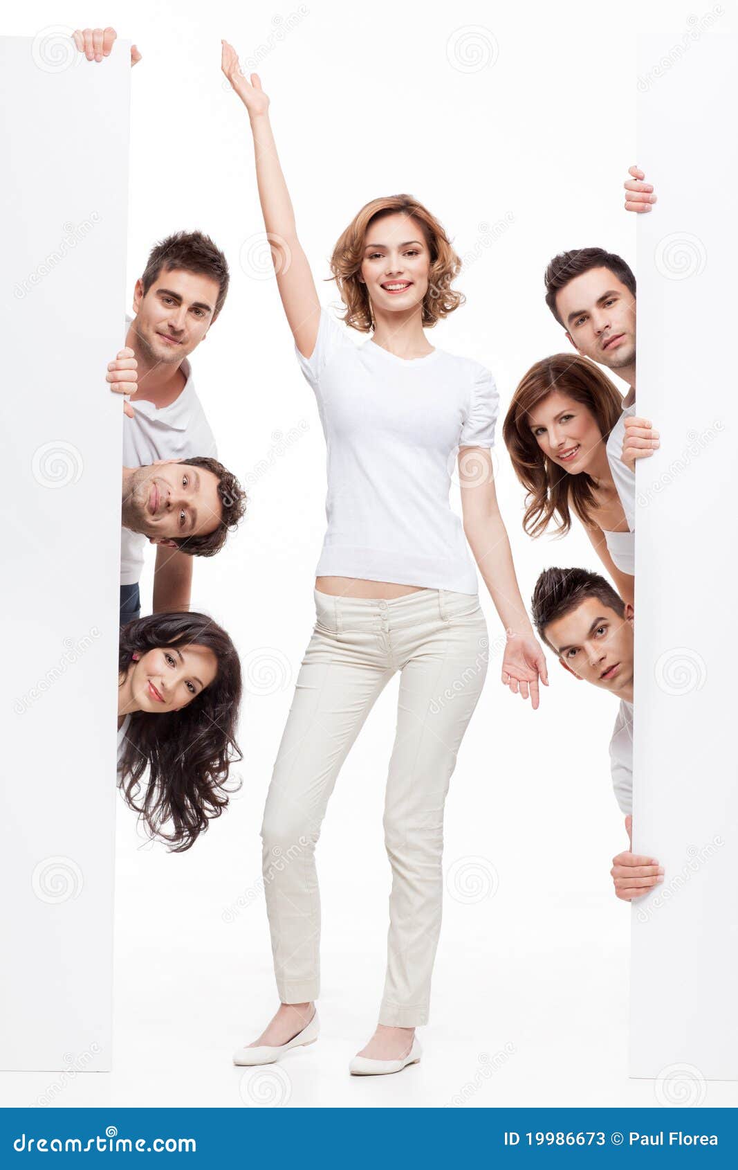 Advertising friends stock image. Image of enjoy, banner - 19986673