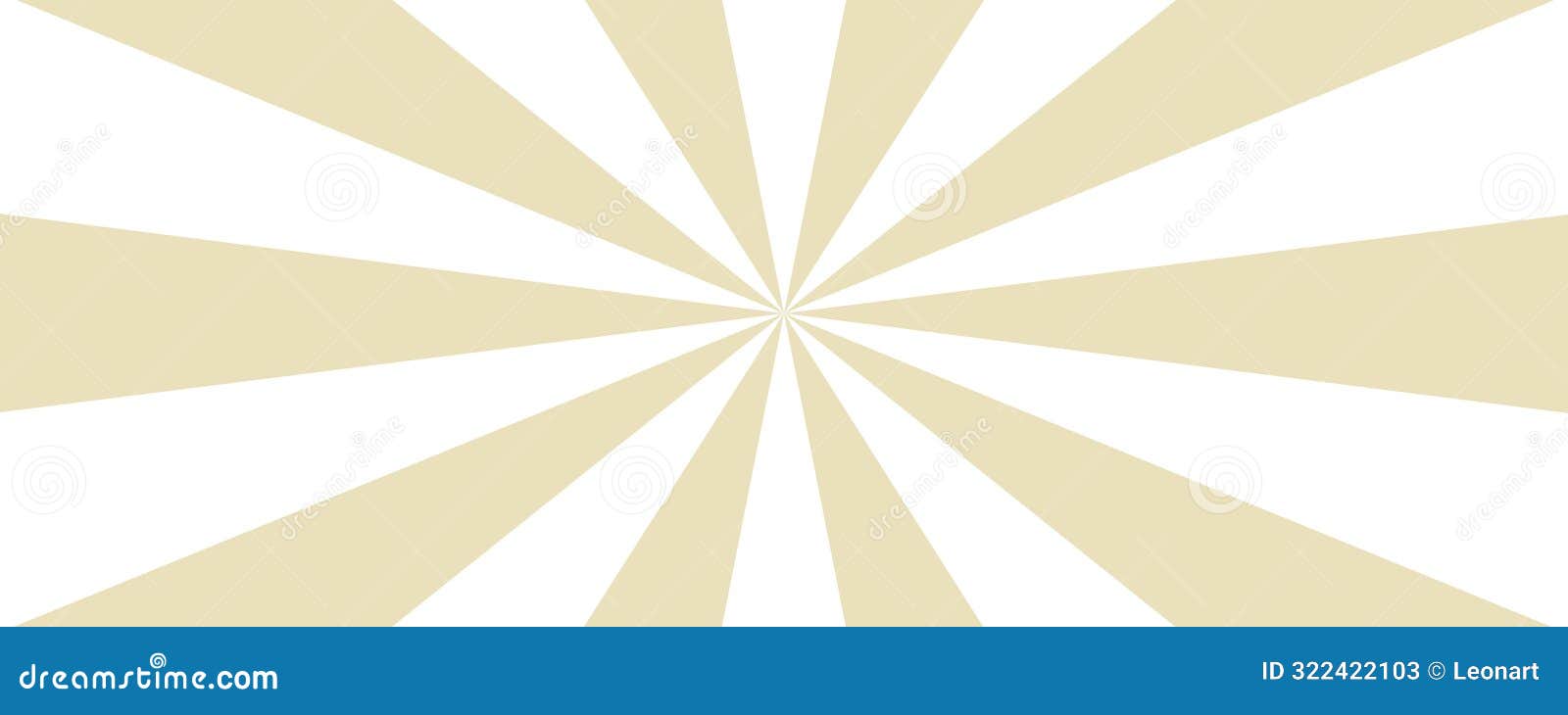 Advertising Horizontal Website Banner with Sun Rays Stock Vector ...