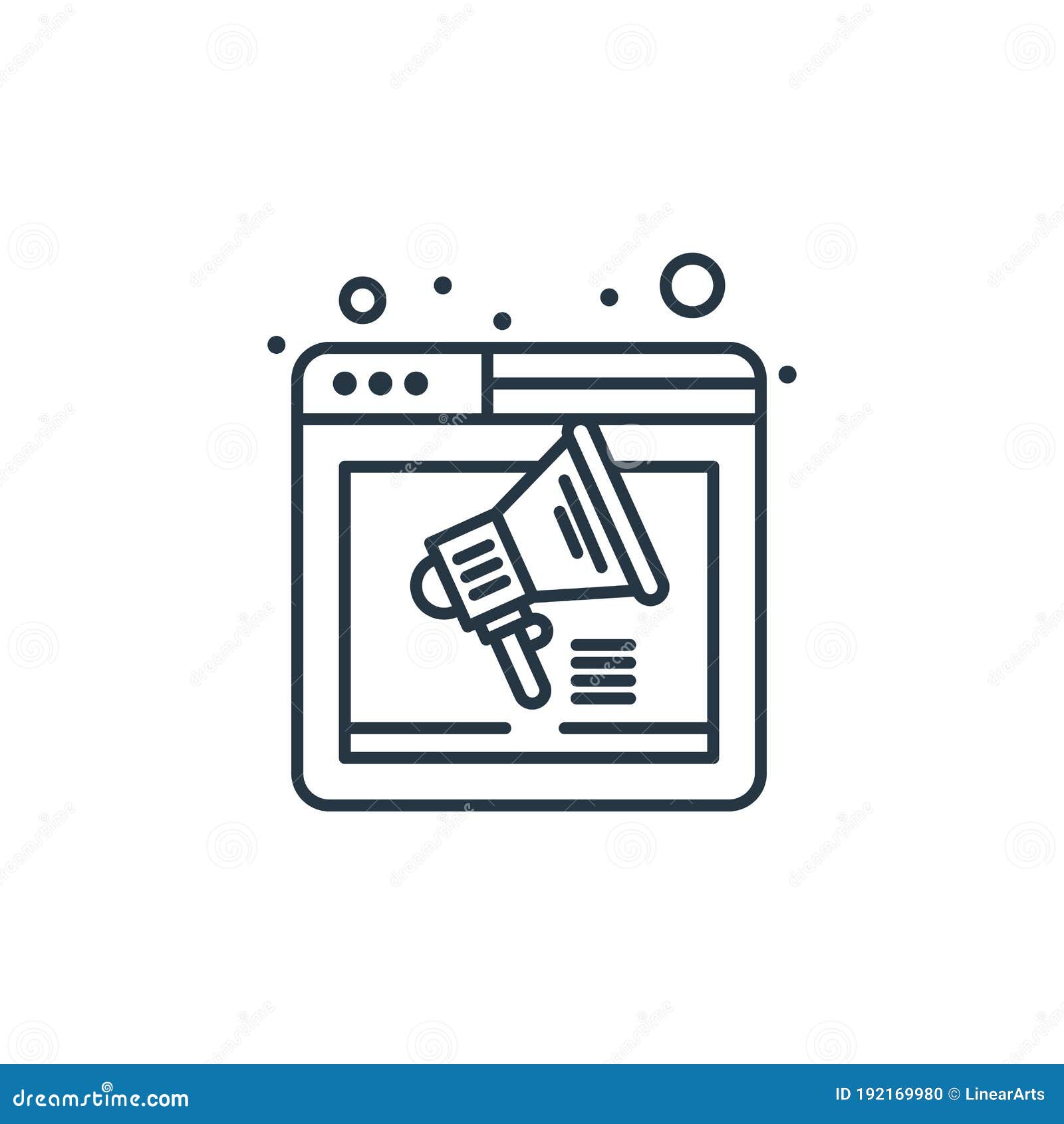 Print Media Advertising Icon