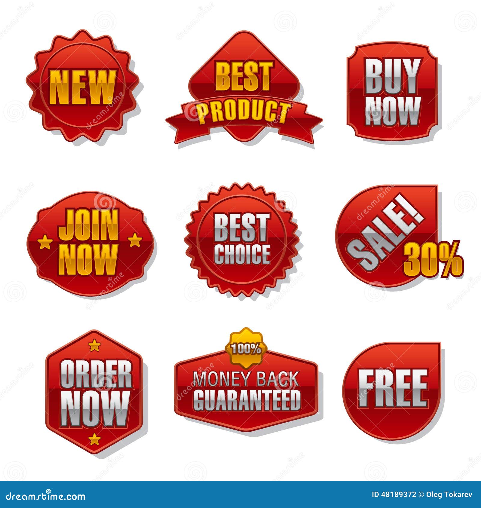 Advertising labels stock illustration. Illustration of retail - 48189372