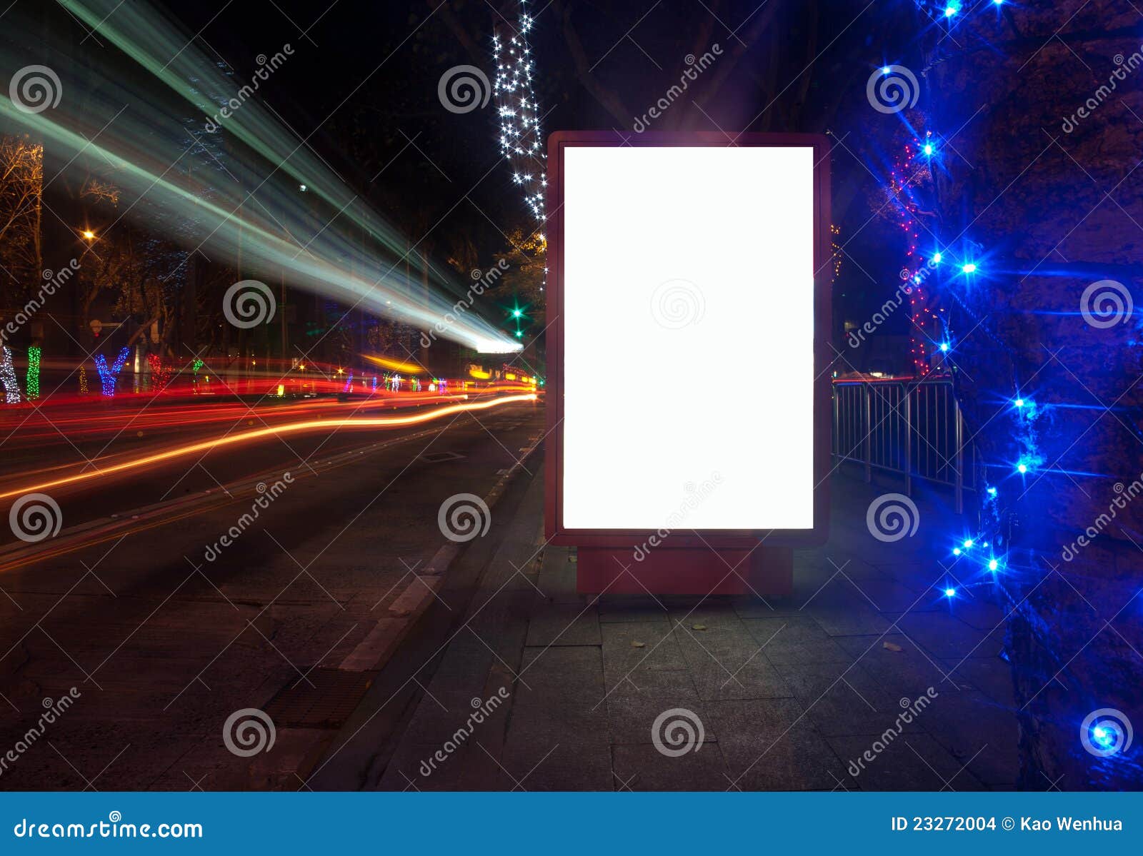 Advertising light boxes stock photo. Image of information - 23272004