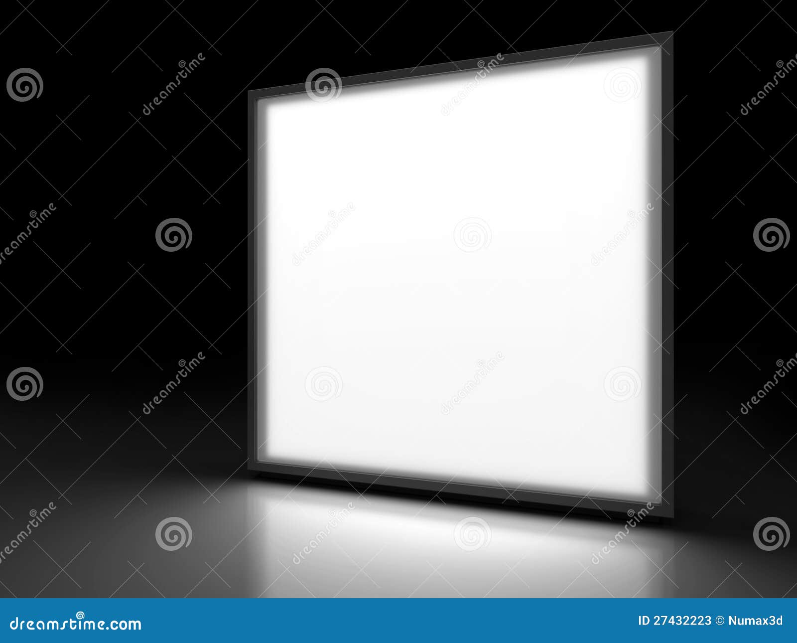 Advertising light panel stock illustration. Illustration of promo ...