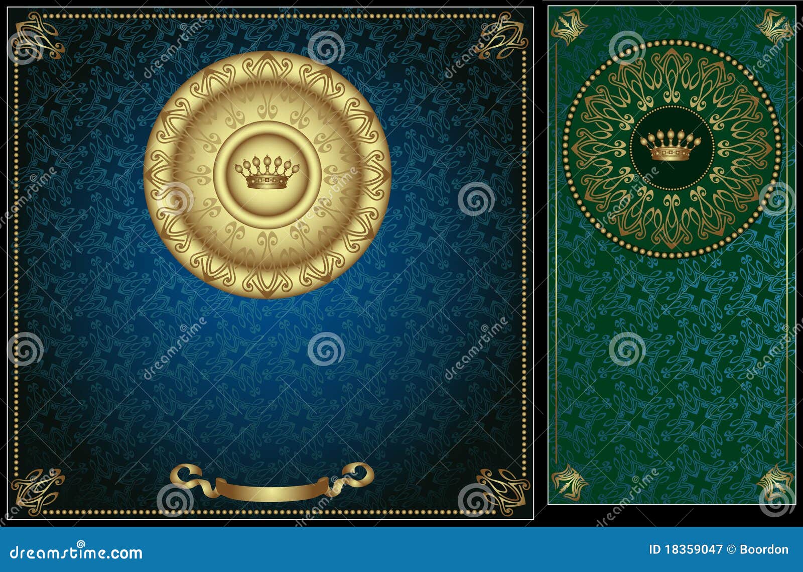 Advertising Luxury Royal Banner Stock Vector - Illustration of deco ...