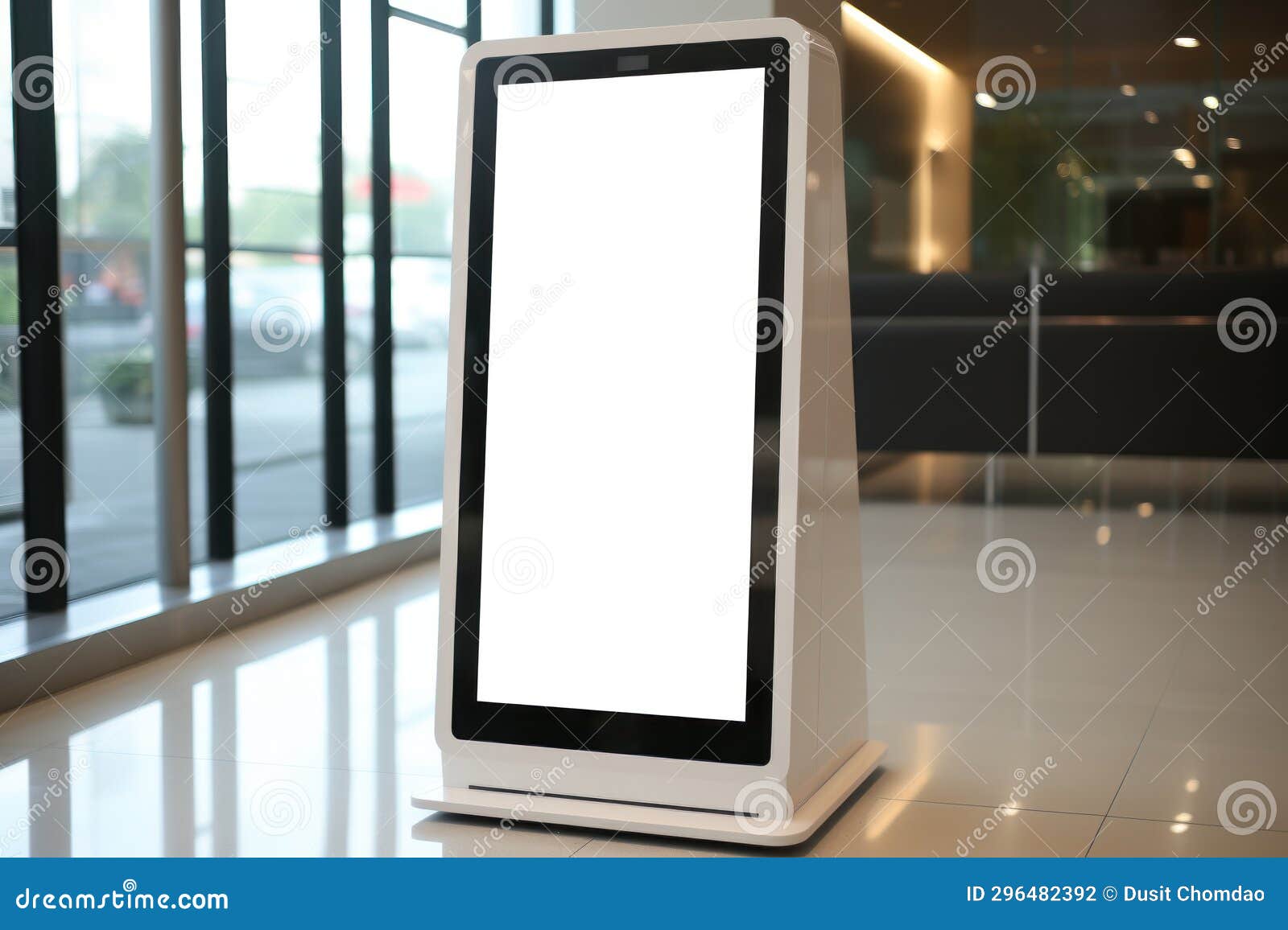 The Advertising Machine Stands at the Shopping Mall. Generative AI ...