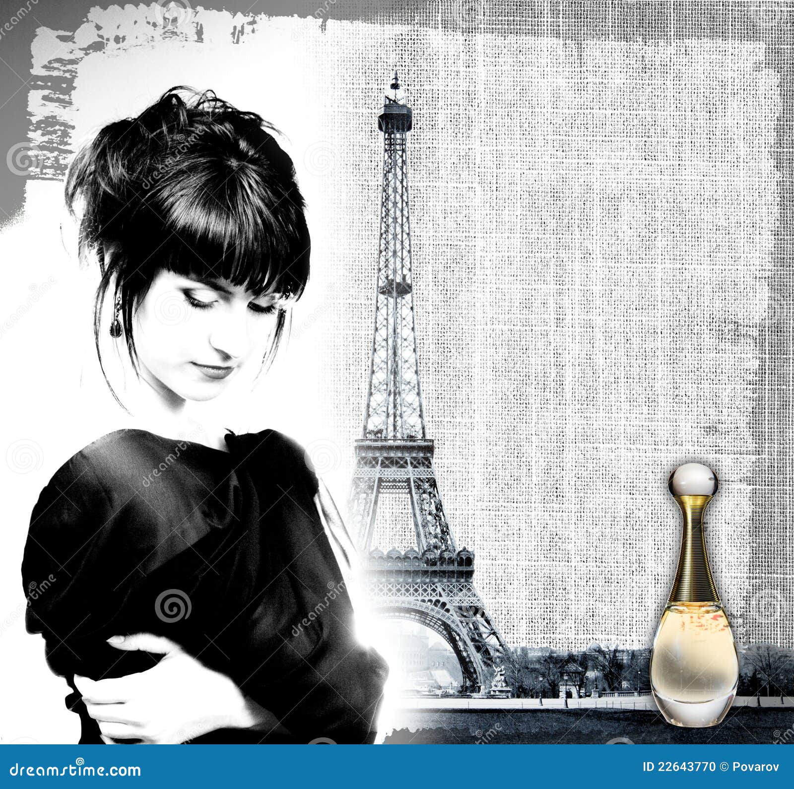 Advertising Perfume, France Stock Illustration - Illustration of ...