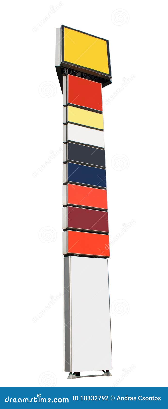 Advertising pillar stock photo. Image of poster, information - 18332792